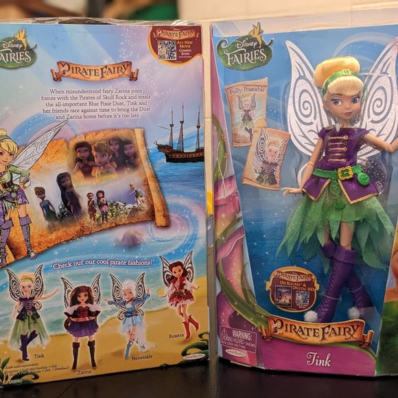 Disney | Toys | Disney Fairies 24 Jakks Pacific Pirate Fairy Doll ...